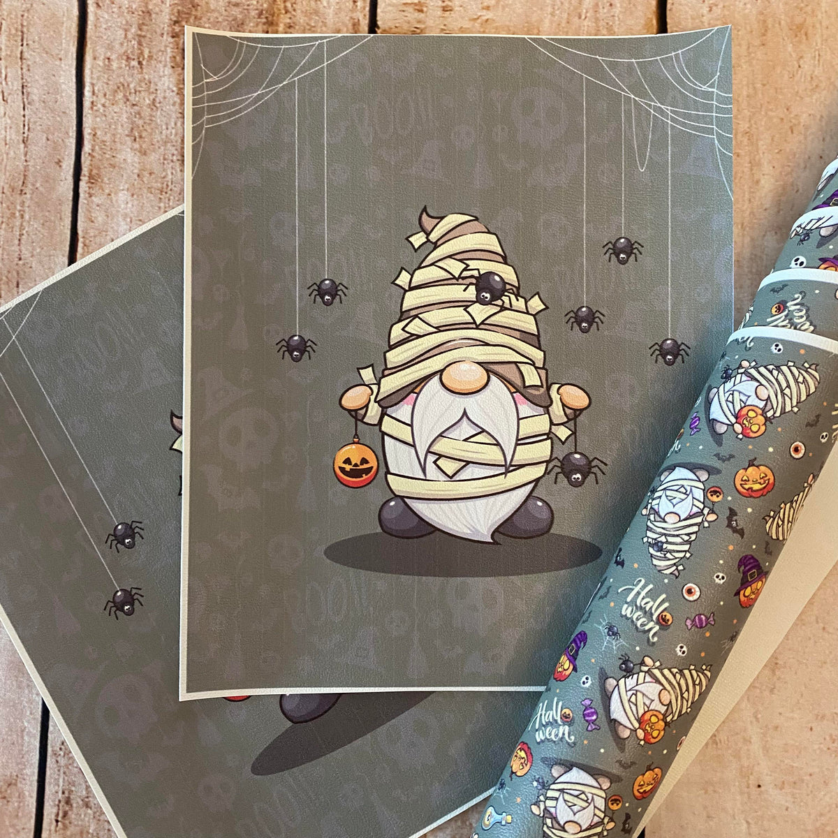 Panel Pack Halloween Mummy Gnome| Glitterbugfairy