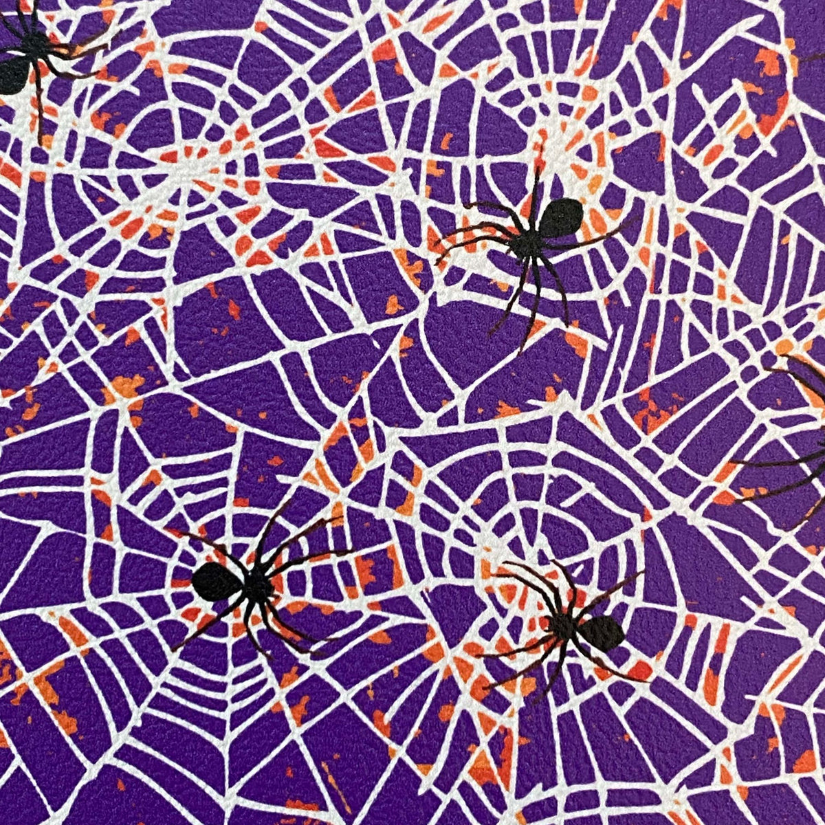 Spiders and Webs on Purple| Glitterbugfairy