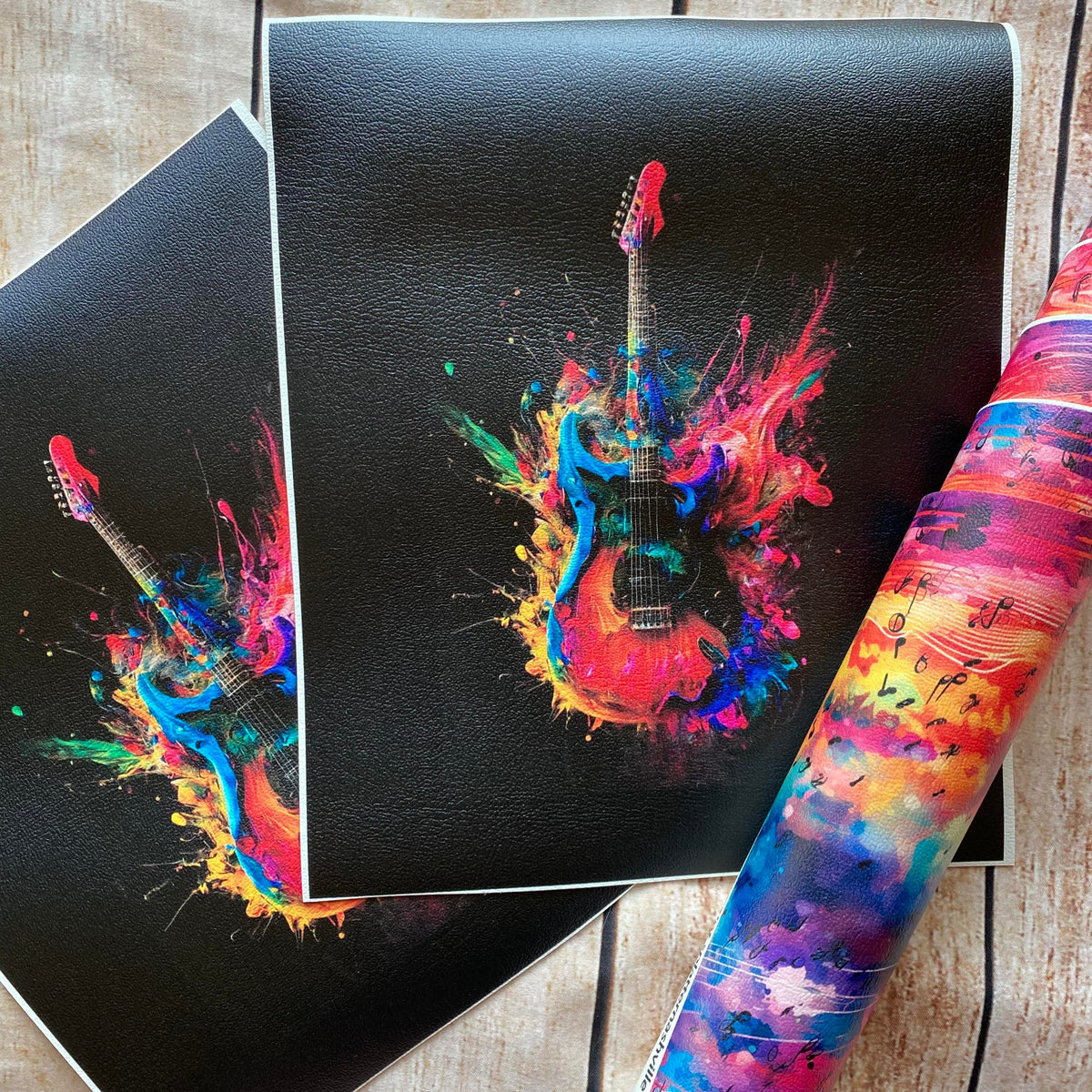 Panel Pack Guitar Paint Splatter| Glitterbugfairy