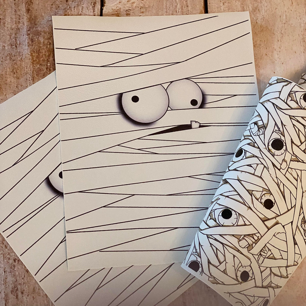 Panel Pack Halloween Googly Eyes Mummy| Glitterbugfairy