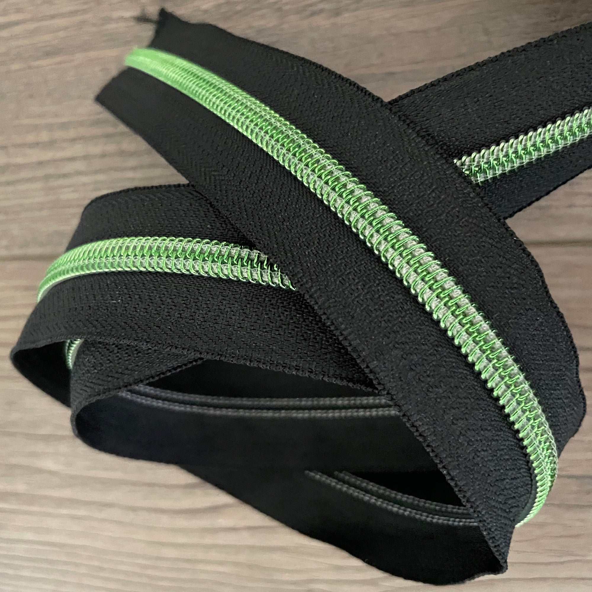 #5 Zipper Tape Black with Colored Teeth| Glitterbugfairy