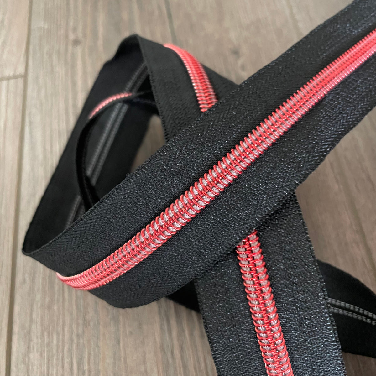 #5 Zipper Tape Black with Colored Teeth| Glitterbugfairy