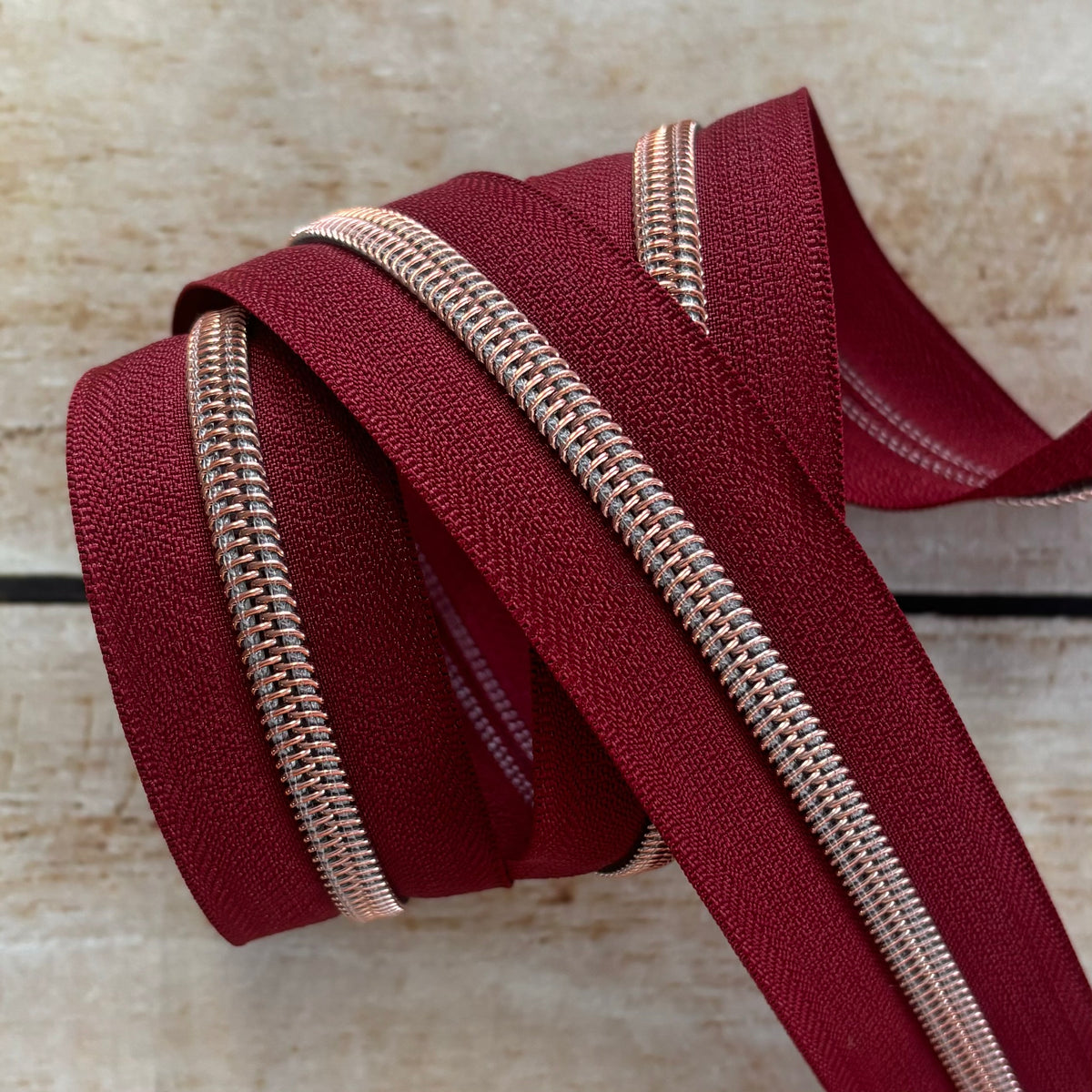 #5 Zipper Tape with Rose Gold Teeth| Glitterbugfairy