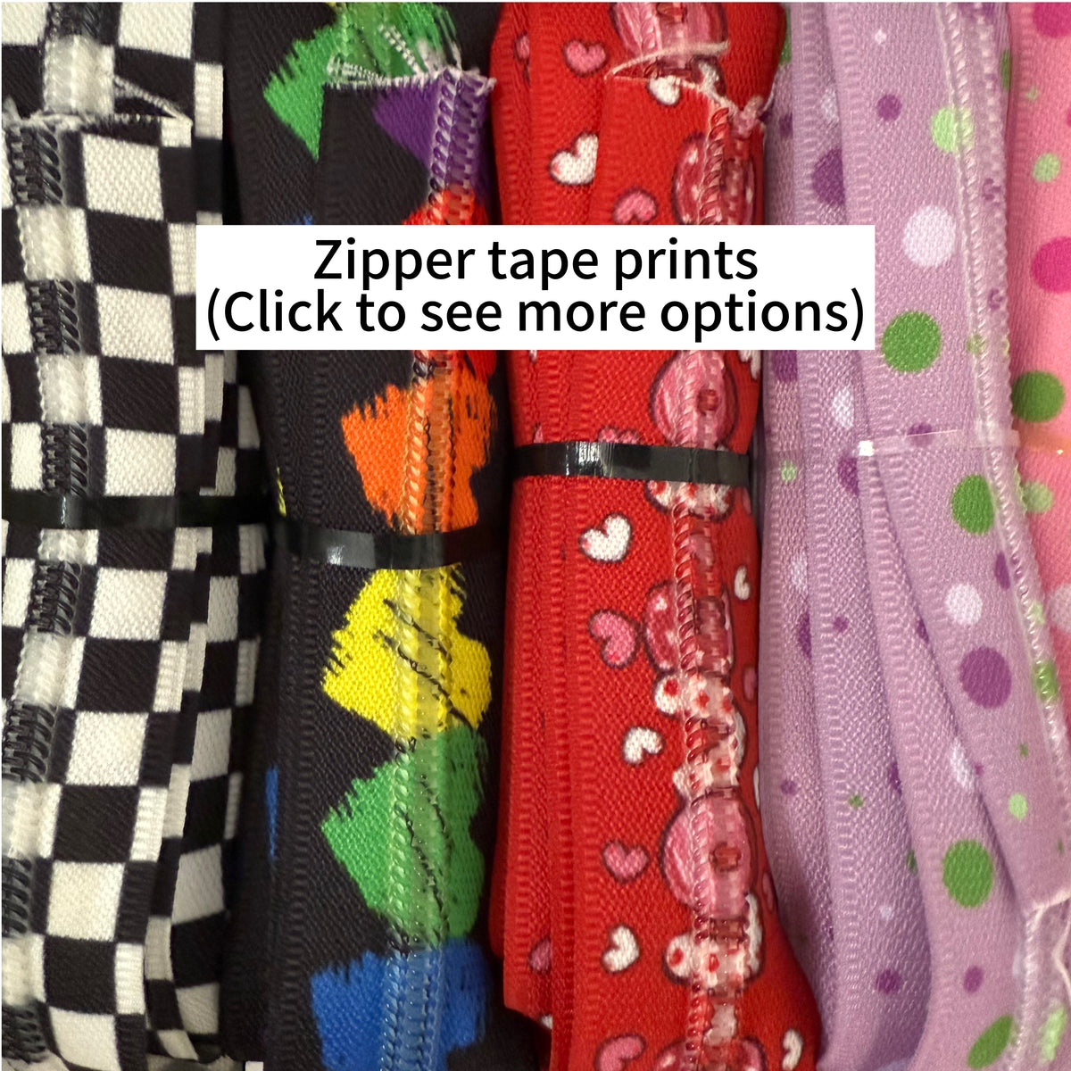#5 Printed Zipper Tape| Glitterbugfairy