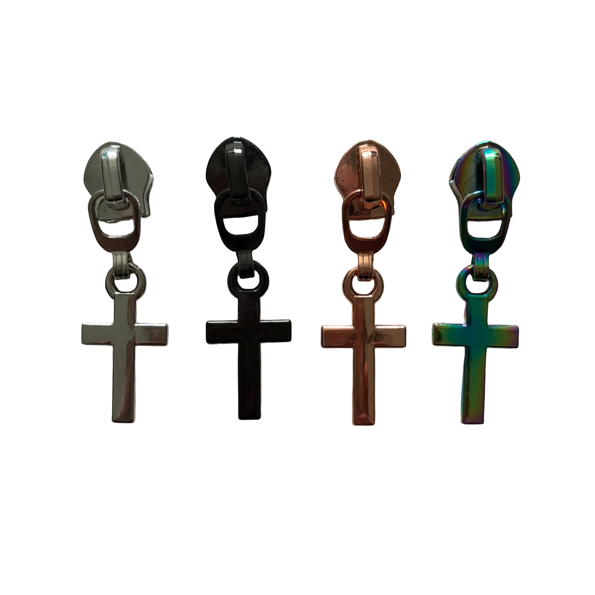 Cross #5 Zipper Pull| Glitterbugfairy