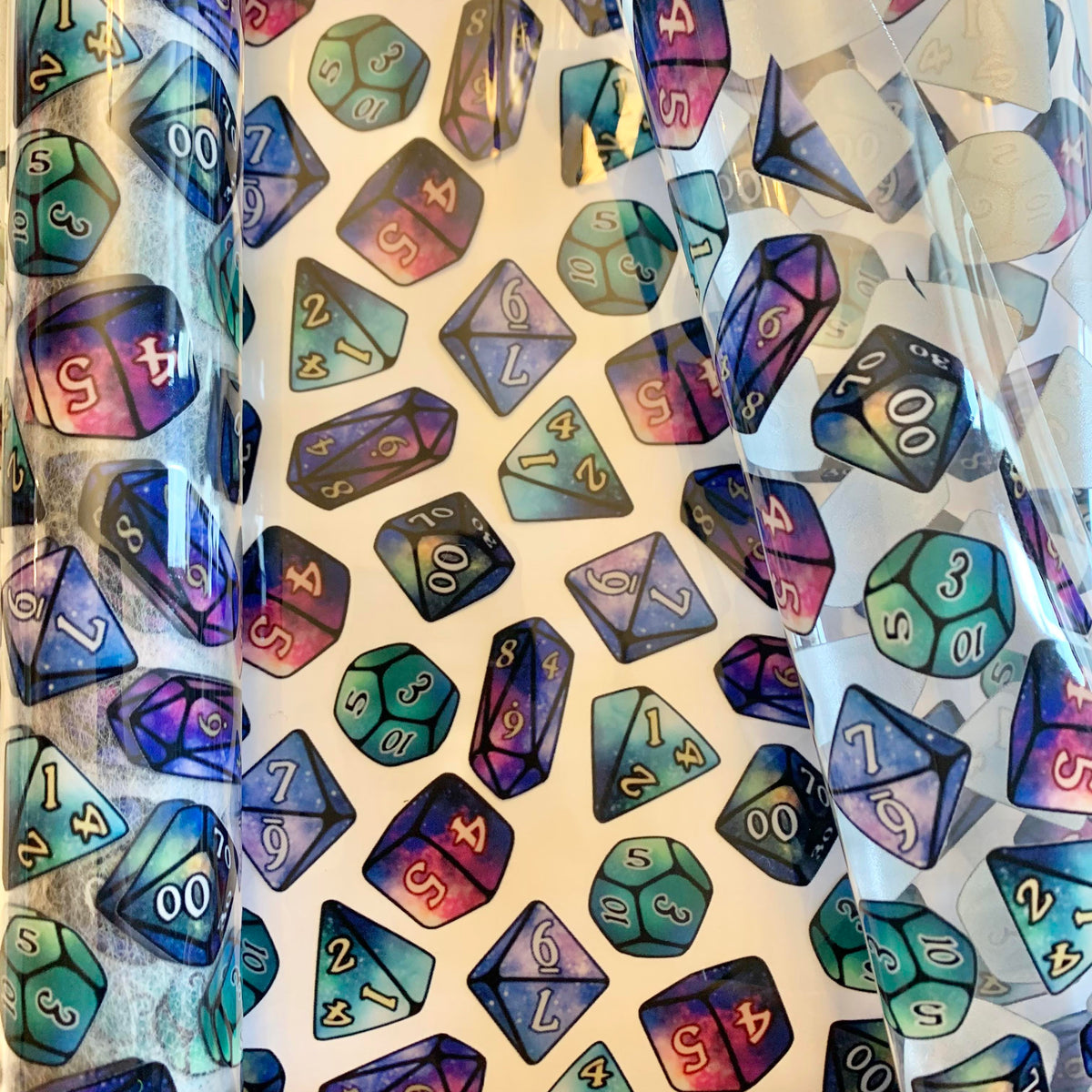 Clear DND Dice TPU| Glitterbugfairy