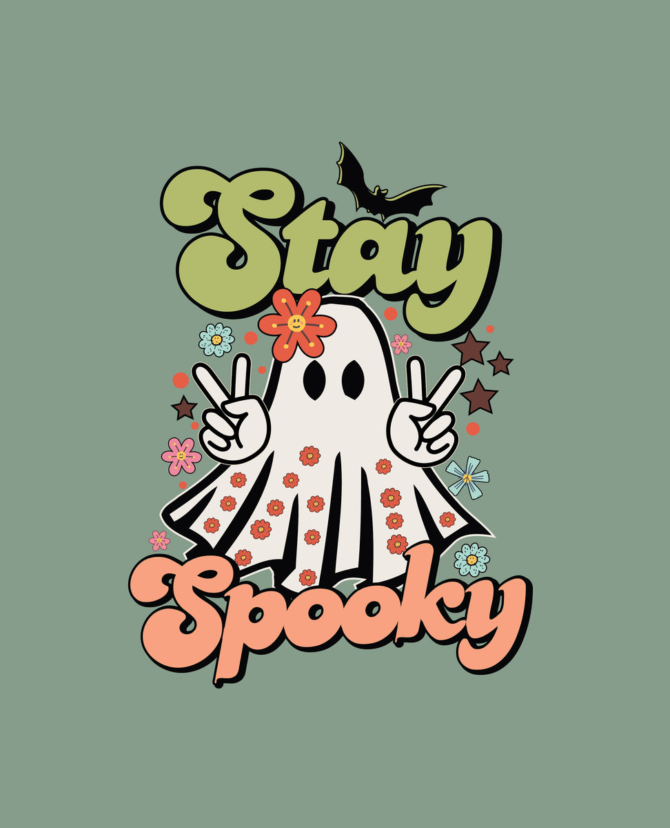 Printed Vinyl Panel 8.5x10.5 Halloween Stay Spooky| Glitterbugfairy
