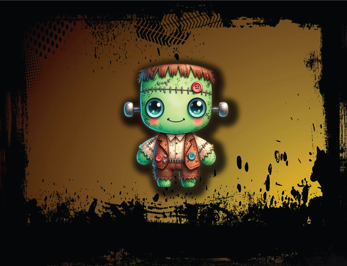 Tote Panel Halloween Voodoo Guys Frank| Glitterbugfairy