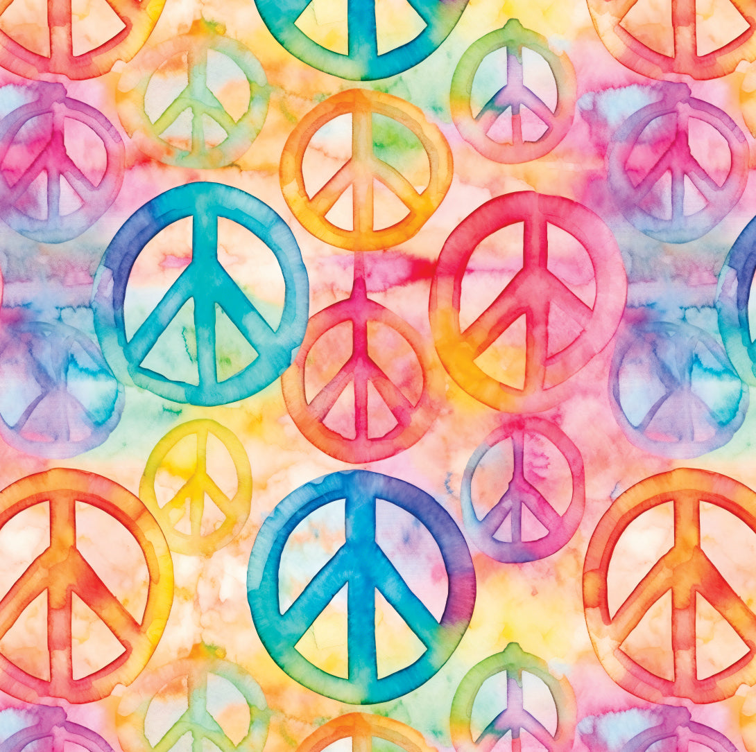Peace Signs Watercolor| Glitterbugfairy