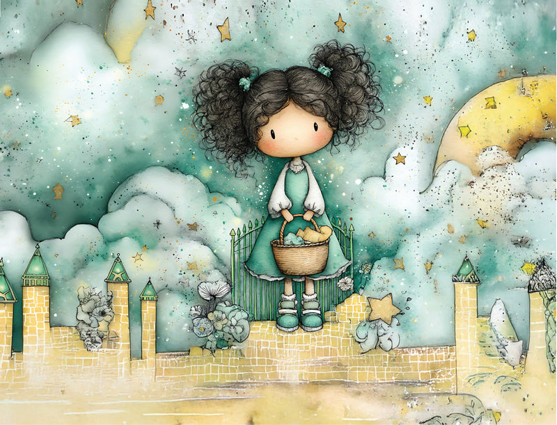 Tote Panel Wizard of Oz: Dorothy| Glitterbugfairy