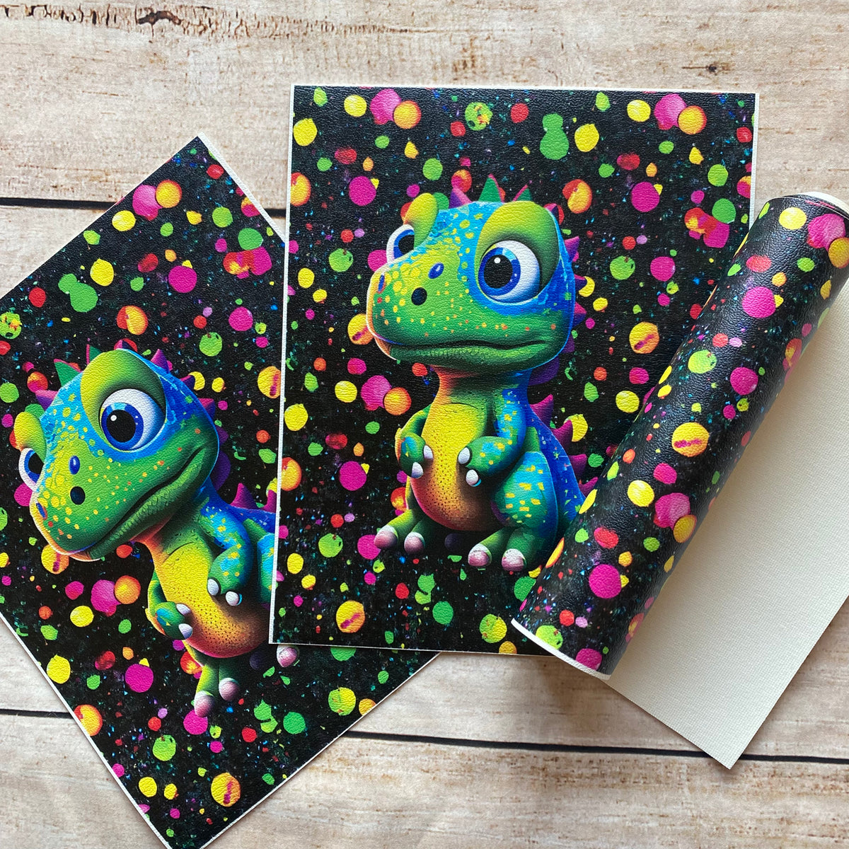 Mav Dinosaur on Paint Splatter| Glitterbugfairy