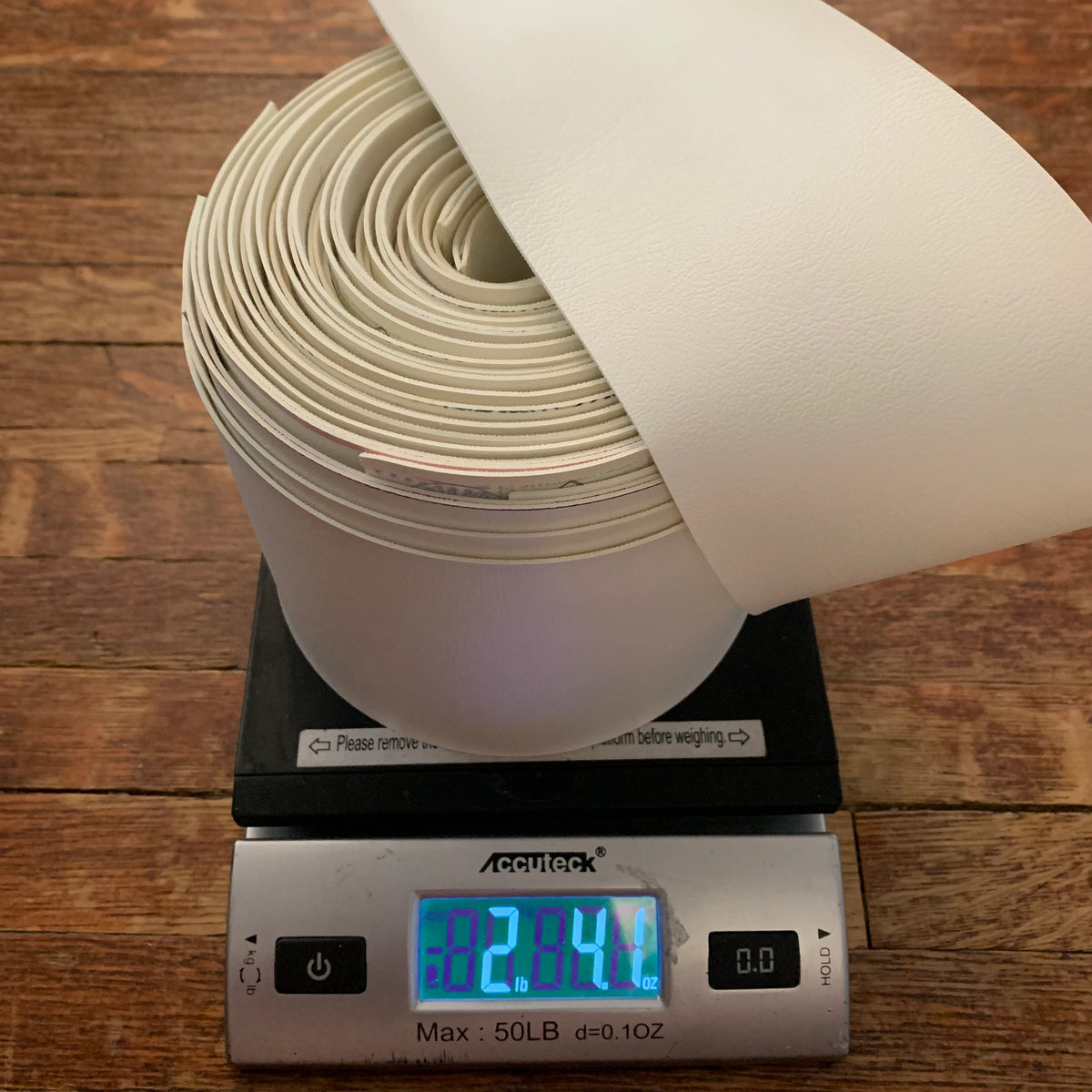 Over 2 pounds white 3-4 inch vinyl| Glitterbugfairy