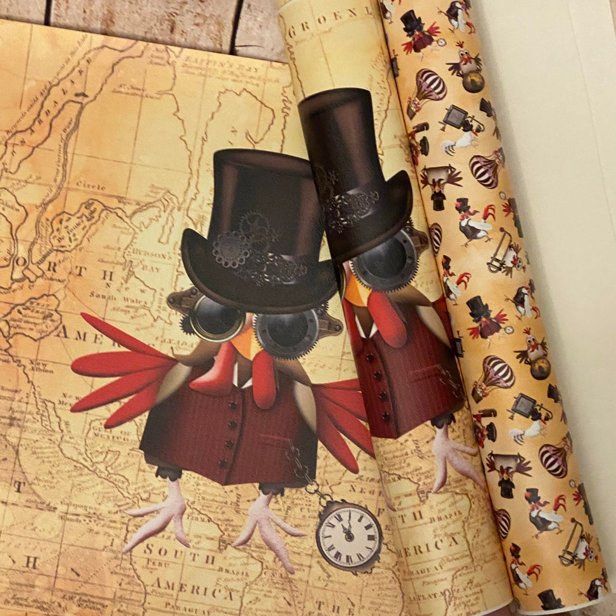 Panel Pack Steampunk Chicken| Glitterbugfairy